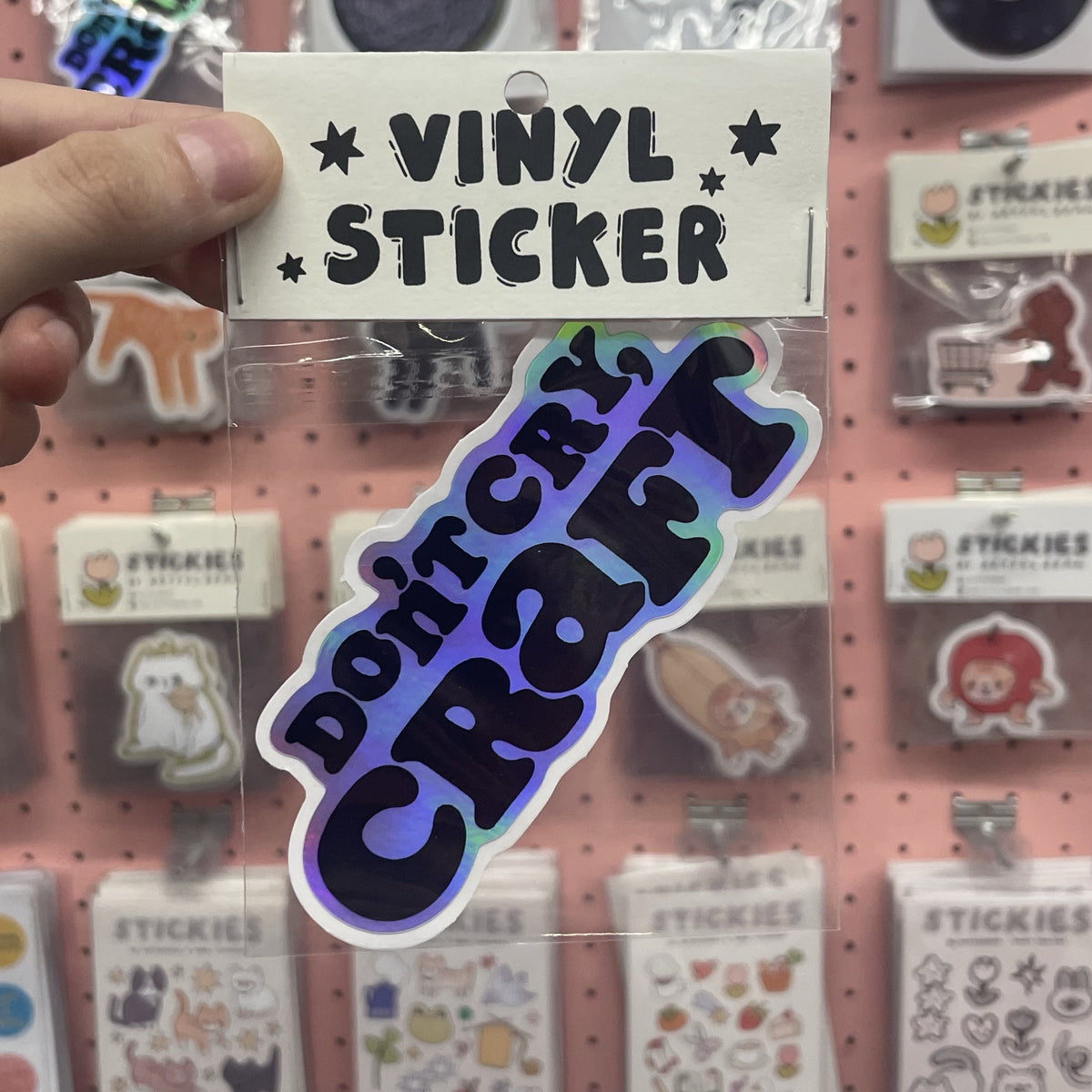 Sticker | Dont Cry Craft