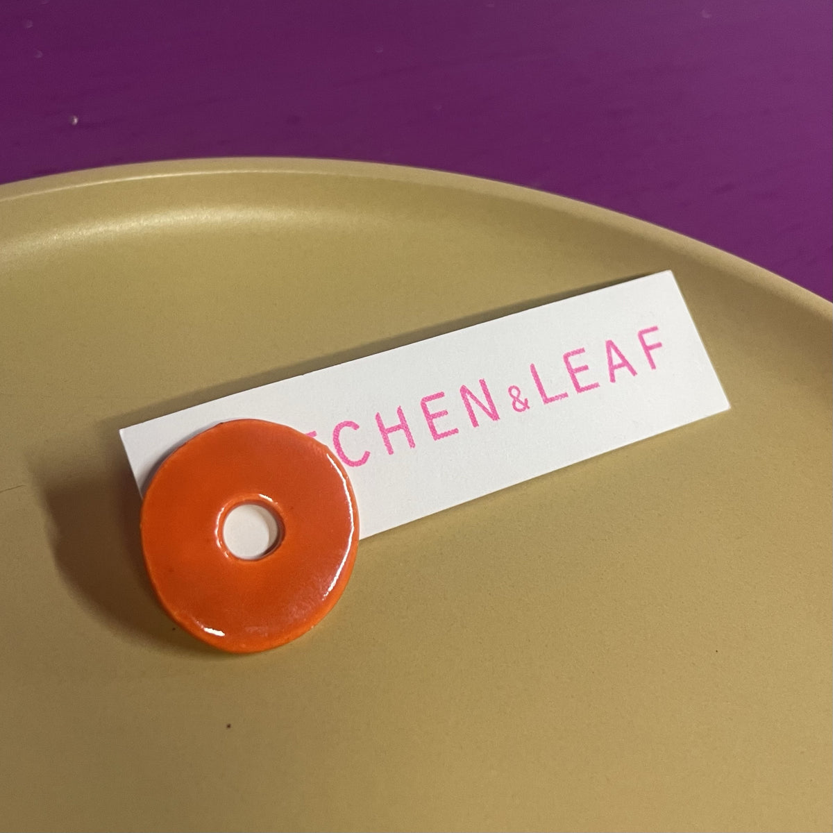 Earring | Stud | Mini Shape | Circle | Clementine