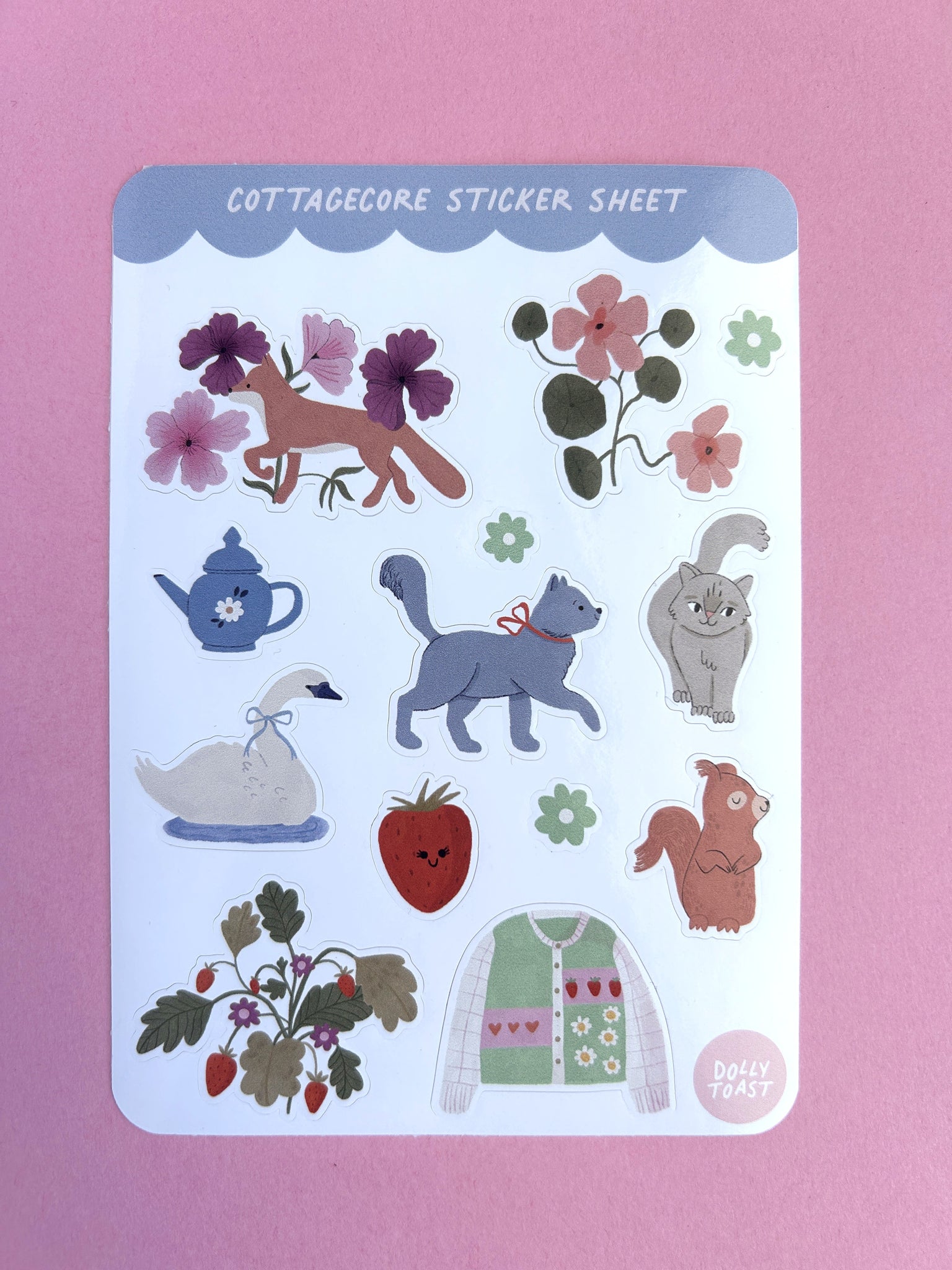 Sticker Sheet Cottagecore